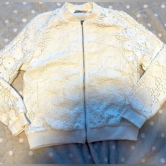 Mibel | Jackets & Coats | Women Eyelet Lace Jacket | Poshmark